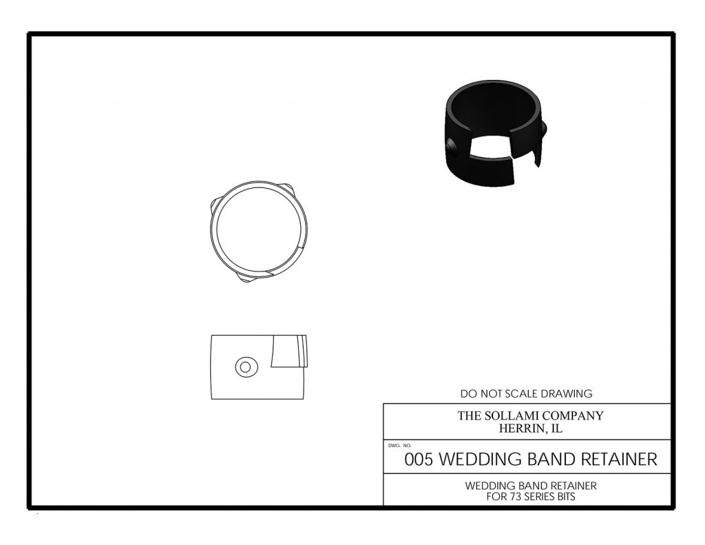 005 Wedding Band Retainer - Sollami Company