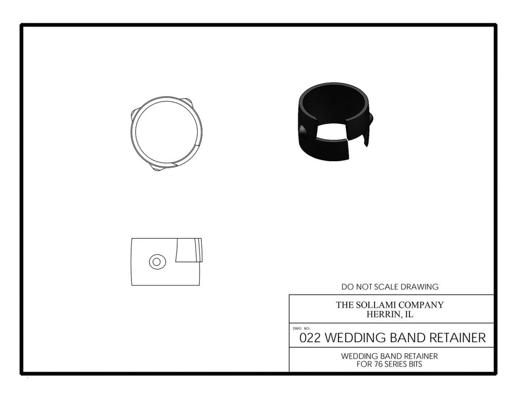 022 Wedding Band Retainer - Sollami Company